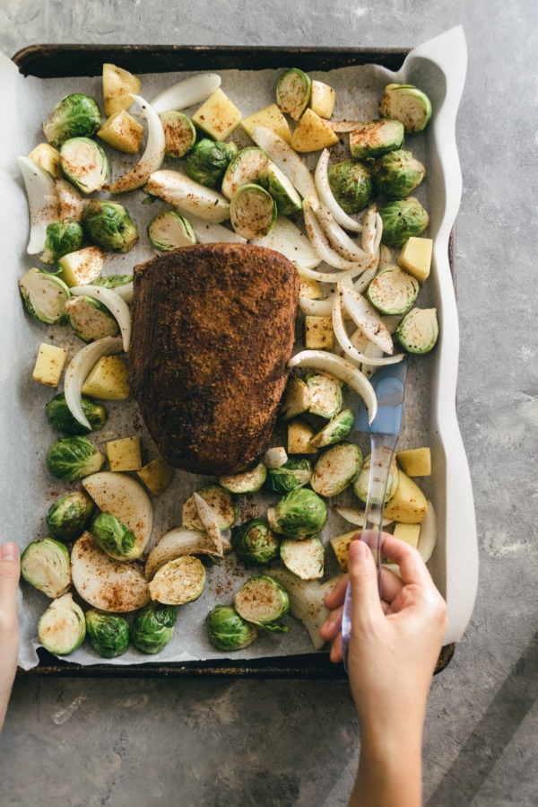 Sheet Pan Chipotle Eye Round Roast Meal Prep