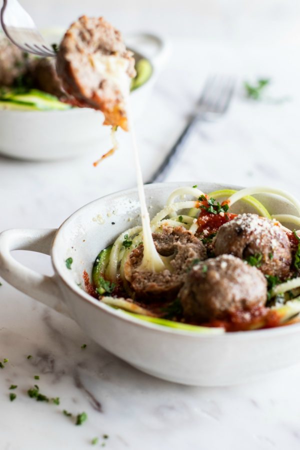 Mozzarella Stuffed Meatballs Recipe