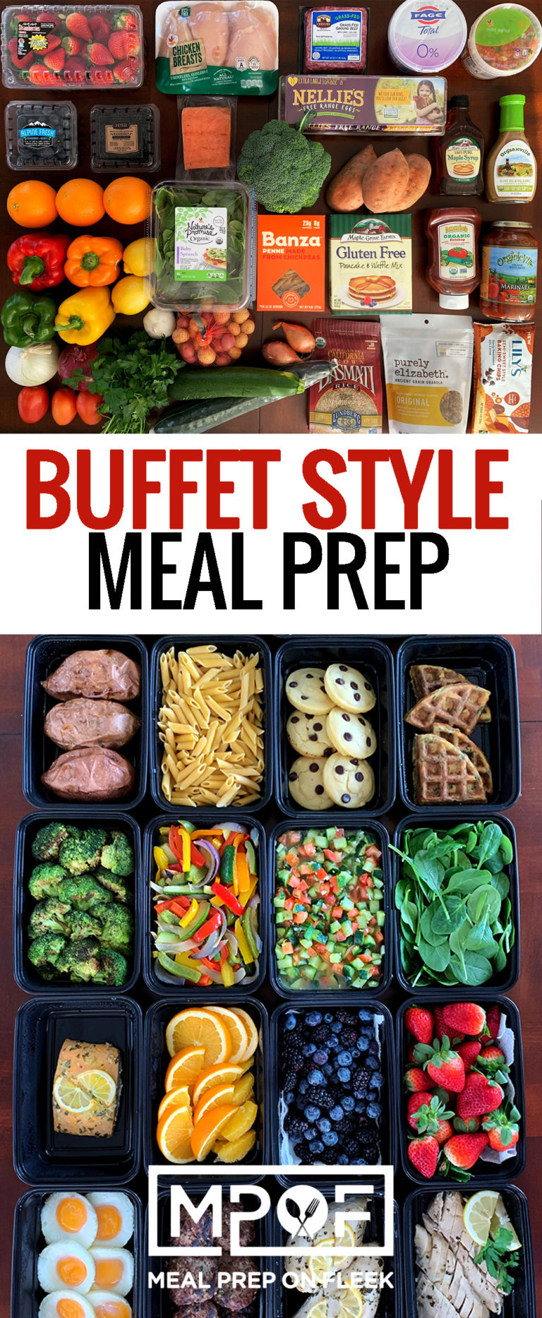 Buffet Style Meal Prepping