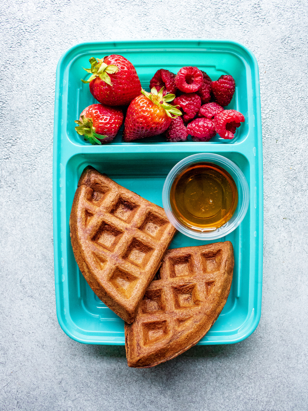 Freezer Friendly Chocolate Waffles