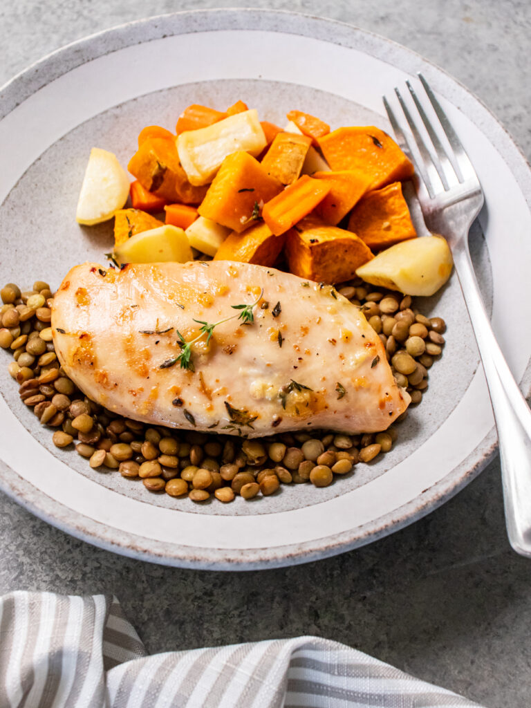Herb Roast Chicken and Root Vegetables