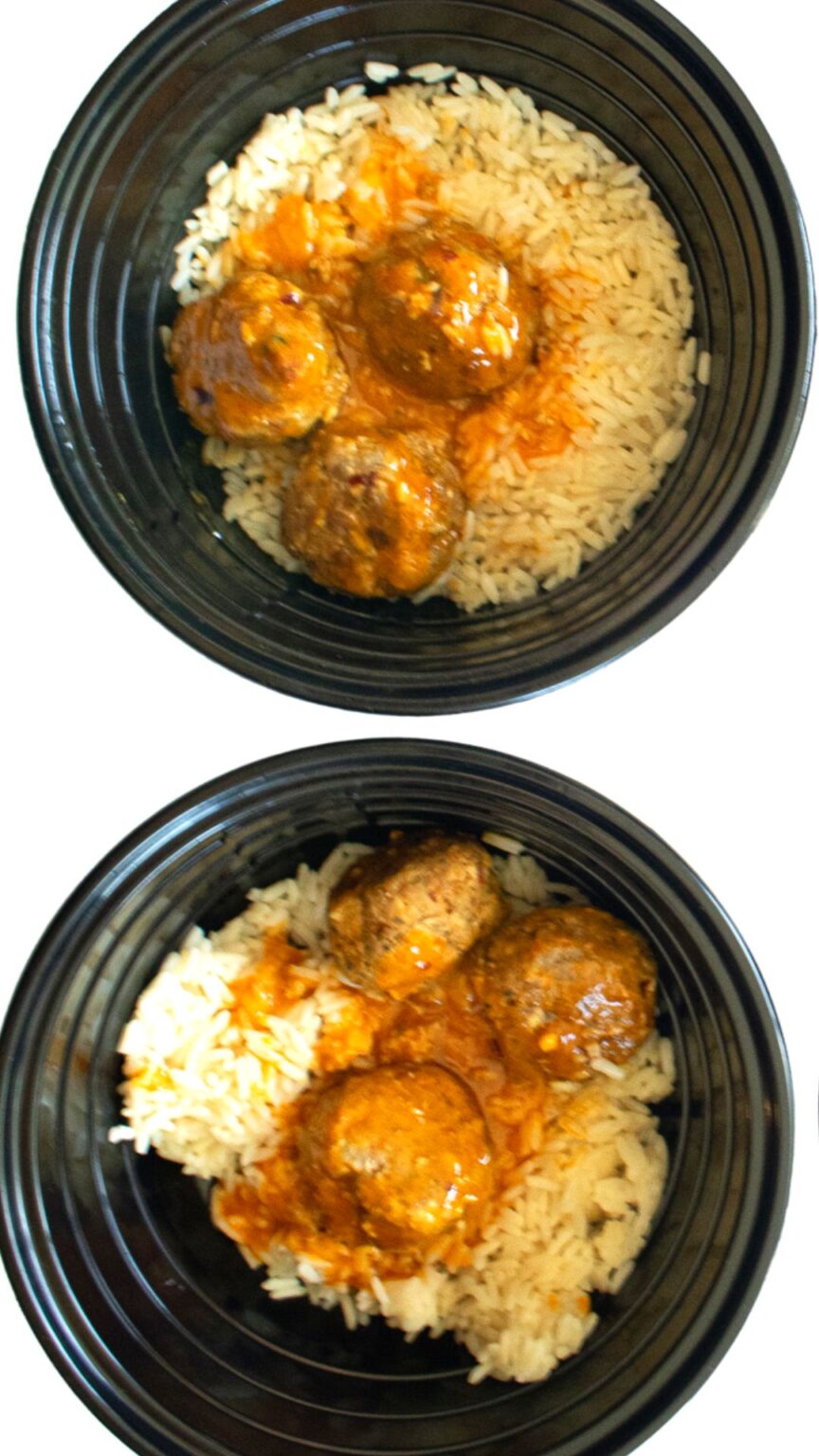 Spicy Turkey Meatballs and Rice Recipe