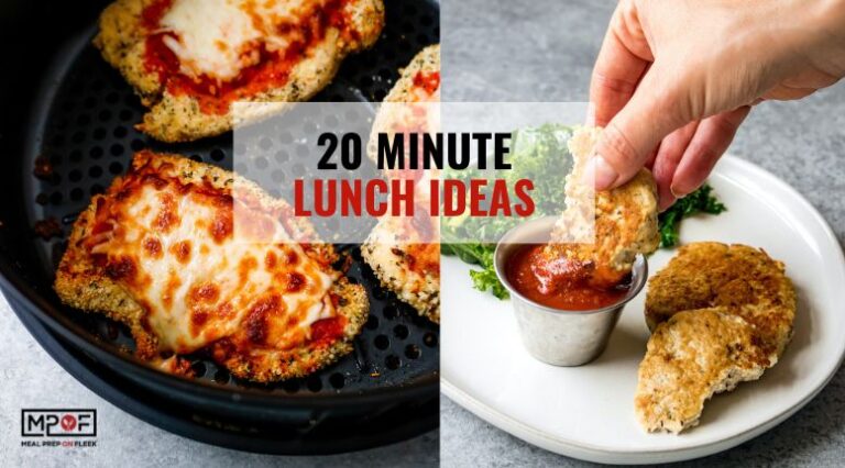 20 Minute Lunch Recipes | Meal Prep on Fleek