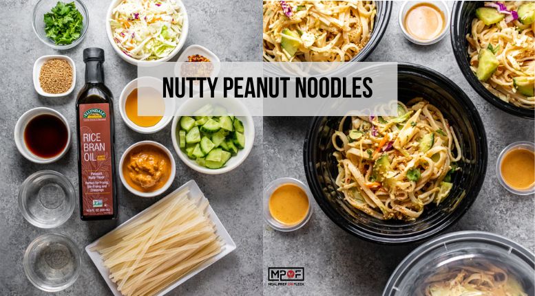 Peanut Noodles | Meal Prep on Fleek