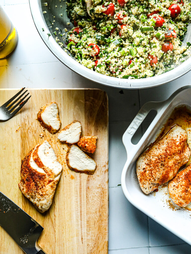 Chicken Quinoa Tabbouleh | Meal Prep on Fleek