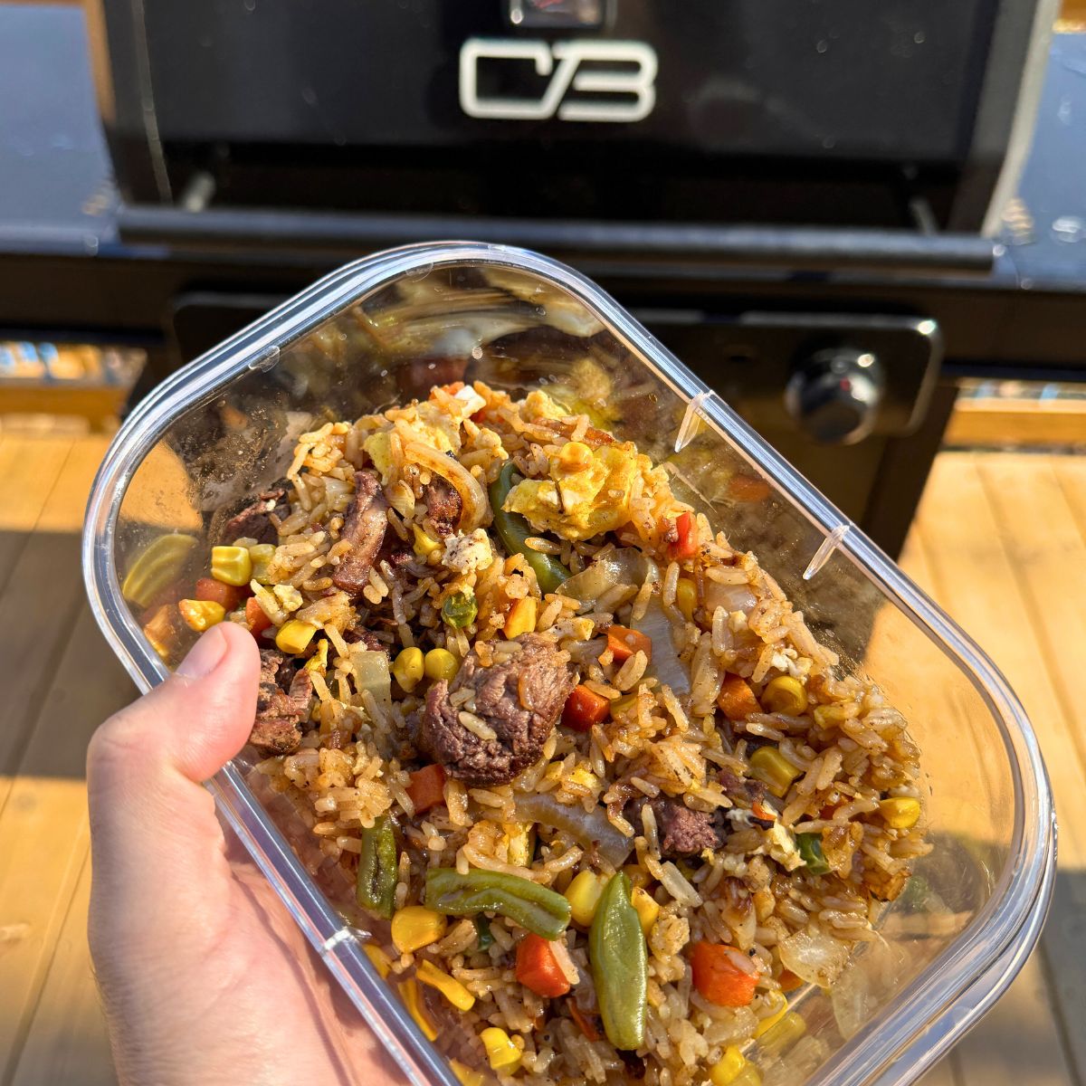 High Protein Griddle Steak Fried Rice Meal Prep | Meal Prep on Fleek